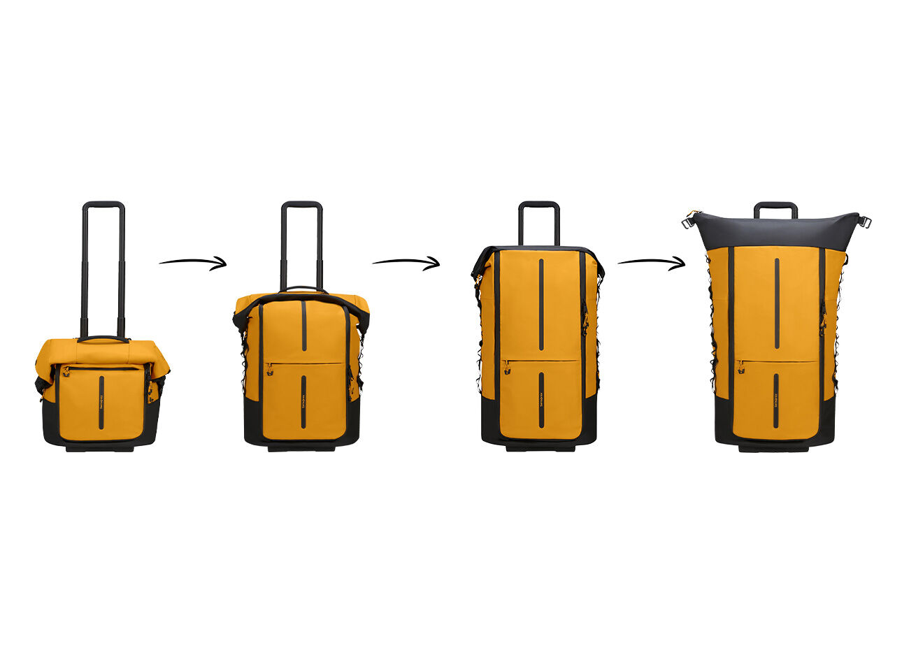 Ecodiver Sac de voyage pliable à roues 4 en 1 | Samsonite France